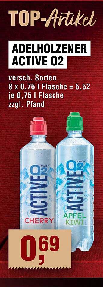 Adelholzener Active 02 0,75 L Oder Orangina 0,5 L Verschiedene Sorten ...