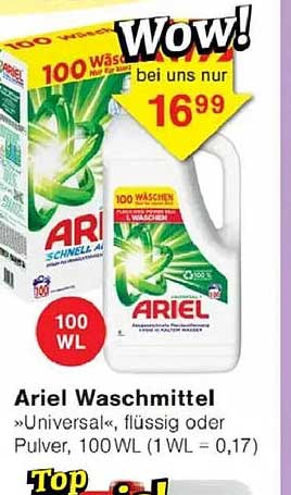 Ariel Waschmittel Flüssig 50 Wl Oder Pods 38 Wl Oder Pulver 45 Wl ...