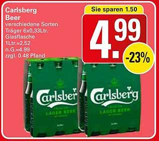 Carlsberg Beer Angebot bei Edeka - ProspektGuru.de