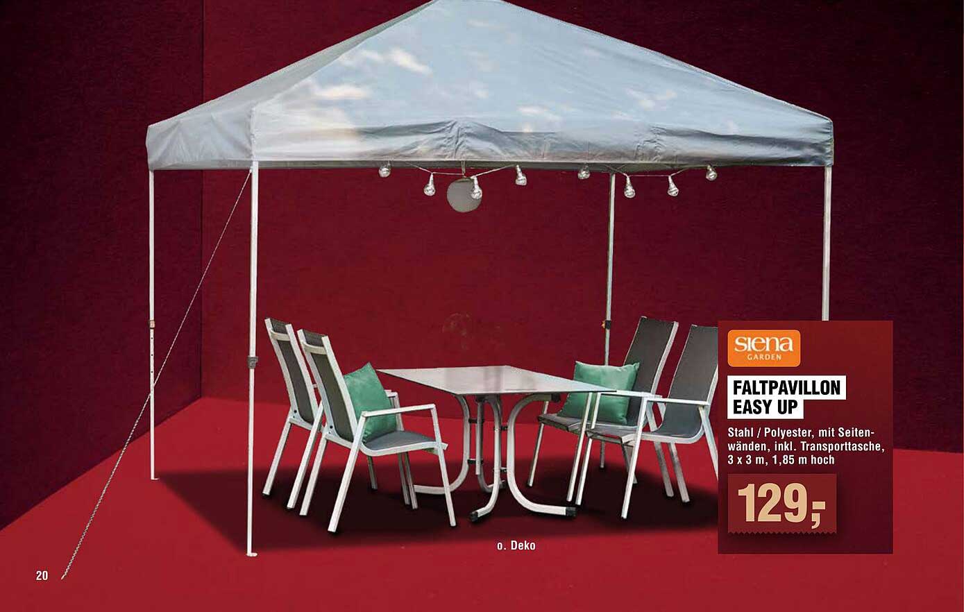 Faltpavillon Easy Up Angebot bei Handelshof - ProspektGuru.de