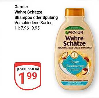 Garnier Wahre Schätze Shampoo Oder Spülung Verschiedene Sorten, 1 L: 7 ...