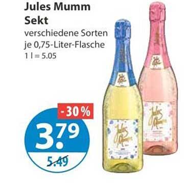 Jules Mumm Sekt Angebot bei Handelshof - ProspektGuru.de