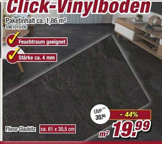 Click-Vinylboden Angebot bei Poco