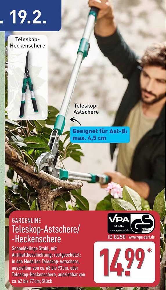 Spannende Teleskop Heckenschere Aldi Bilderbrend1242