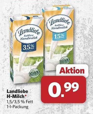 Wunderschãne Landliebe Milch Angebot Ebenbild