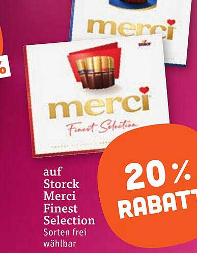 Merci Finest Selection Angebot bei tegut - ProspektGuru.de
