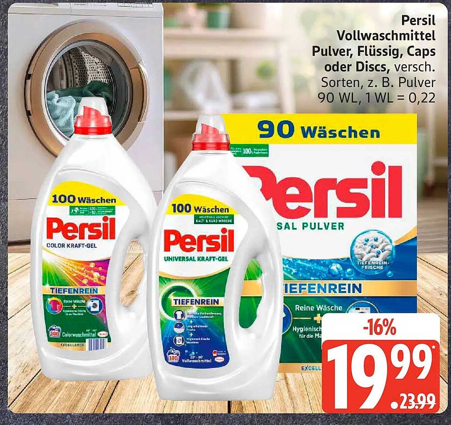 Stilvolle Persil Pulver Angebot Ebenbild