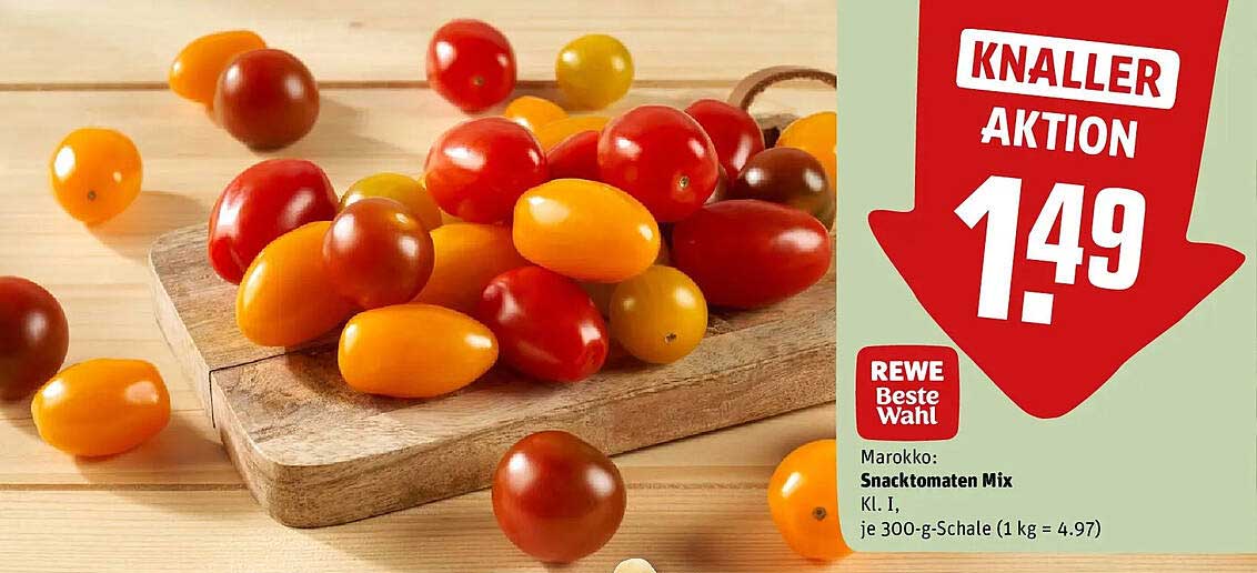 Snacktomaten Mix Angebot bei REWE - ProspektGuru.de