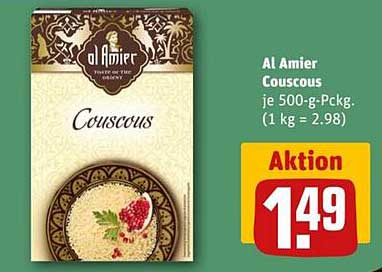 Al Amier Couscous Angebot bei REWE Center
