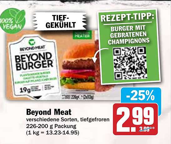 Beyond Burger Angebot bei Hit