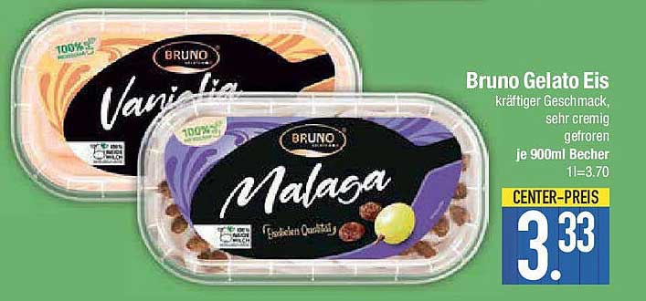 Bruno Gelato Eis Angebot bei E-Center