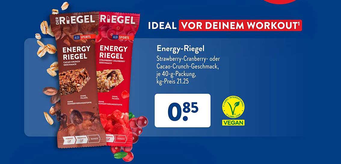 Energy-Riegel Angebot bei Aldi Süd
