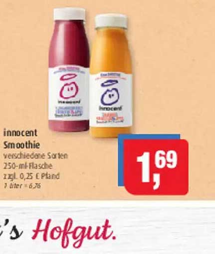 Innocent Smoothie Angebot bei Markant