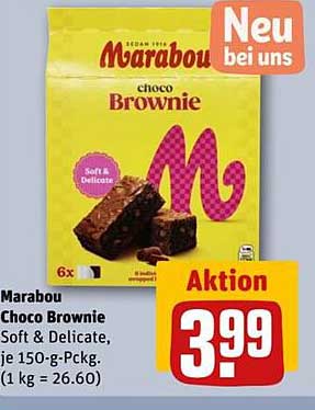 Marabou Choco Brownie Angebot bei REWE Center