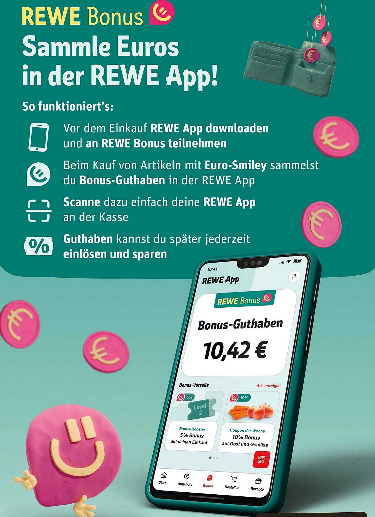 Rewe Bonus Angebot bei REWE Center