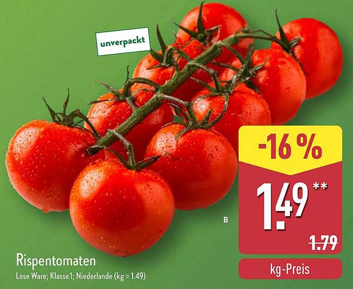 Rispentomaten Angebot bei Aldi Nord - ProspektGuru.de
