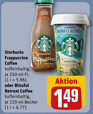 Starbucks Frappuccino Coffee Oder Blissful Retreat Coffee Angebot bei ...