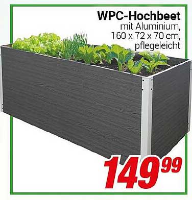 Wpc-Hochbeet Angebot bei CENTERSHOP - ProspektGuru.de