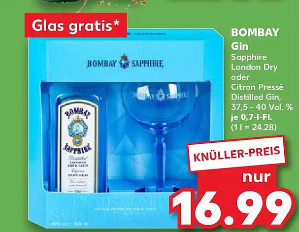 Bombay Gin Preis