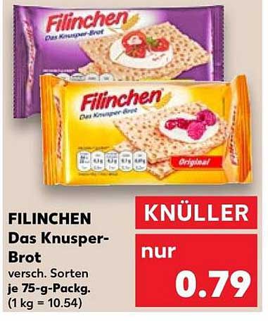 Filinchen Das Knusper-Brot Angebot bei Kaufland - ProspektGuru.de