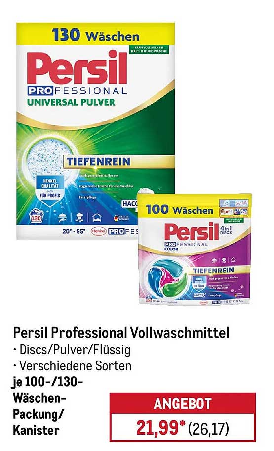 Elegantes Persil Angebot 130 Waschen Fotos
