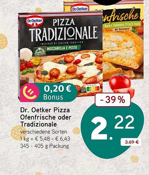 Wunderschãƒâne Dr Oetker Pizza Angebot Fotos