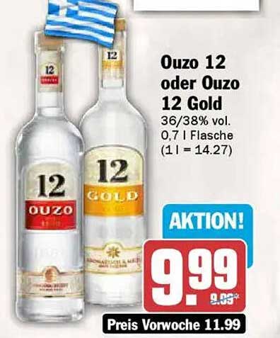 Ouzo 12 Gold Oder Rot