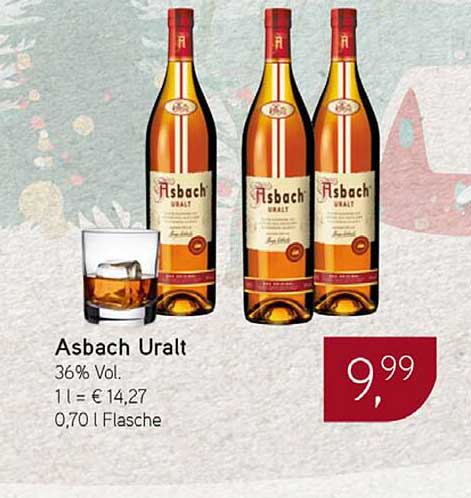 Asbach Uralt 0,70 L - 36% Vol. Angebot bei Dornseifer - ProspektGuru.de