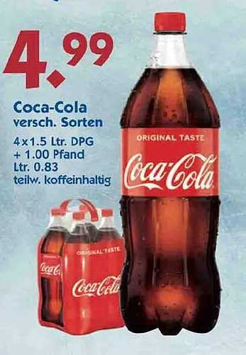 Coca-Cola Angebote – Jetzt bis zu 70 % Rabatt!