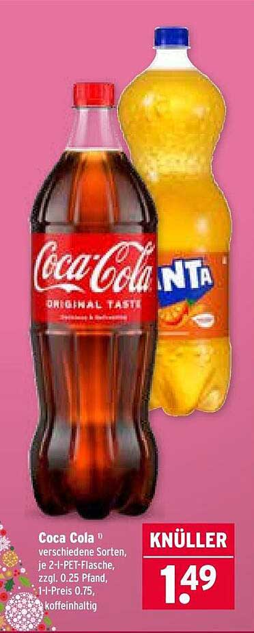 Coca-Cola Angebote – Jetzt bis zu 70 % Rabatt!