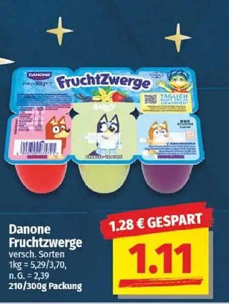 Danone Fruchtzwerge - Verschiedene Sorten Angebot bei NP Discount ...