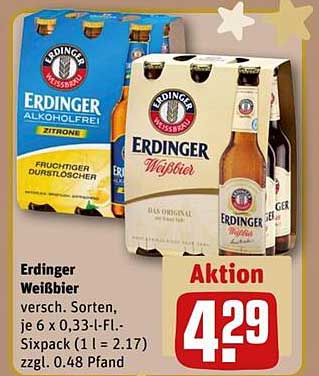 Wunderschãƒâne Erdinger Alkoholfrei Angebot Rewe Bilder