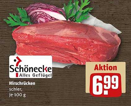 Hirschrücken Schier, Je 100 G Angebot bei REWE Center - ProspektGuru.de
