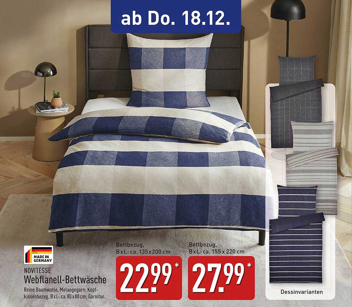 Wunderschone Aldi Bettwasche Angebot Diese Woche Ebenbild