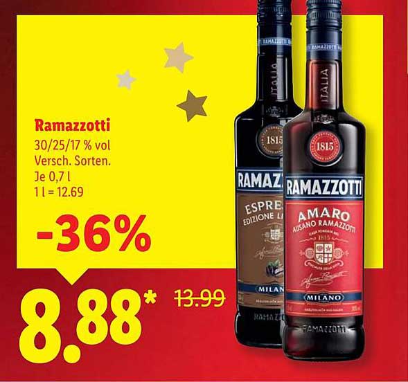 Wunderschãne Ramazzotti Angebot Lidl Ebenbild