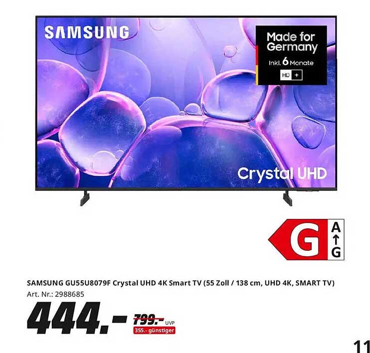 Chiq 4K-Uhd-Smart-Tv Typ „U55M10V“ – Jetzt Nur 279,- Statt 649 ...