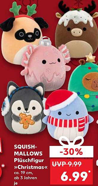 Squish-Mallows Plüschfigur »Christmas« Angebot bei Kaufland ...