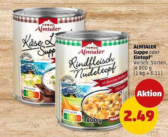 Metzger Meyer Eintopf O. Suppe Versch. Sorten Angebot bei Zimmermann ...
