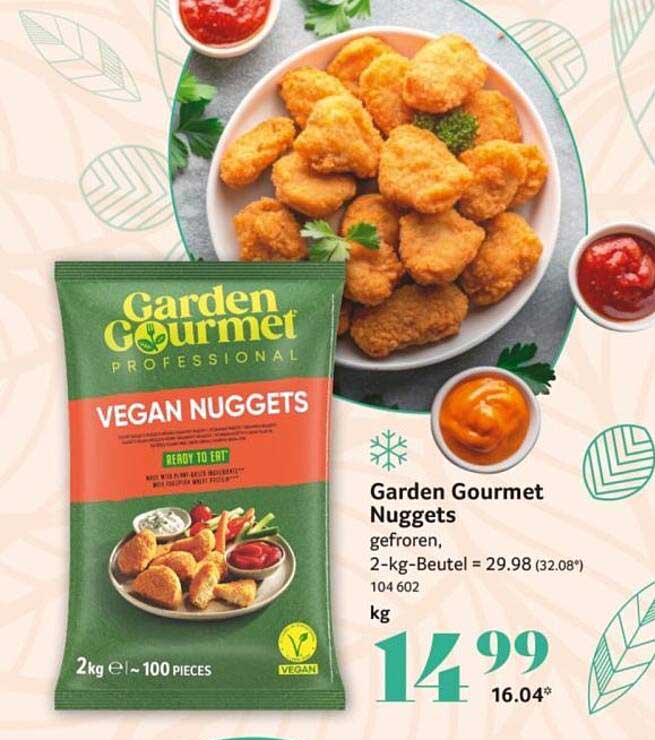 Garden Gourmet Nuggets, Gefroren, 2-Kg-Beutel Angebot bei Selgros ...
