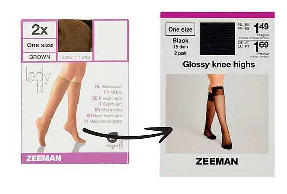 Extra Strong 2 Pack - Glossy Knee Highs - Ladder Resist Angebot bei ...