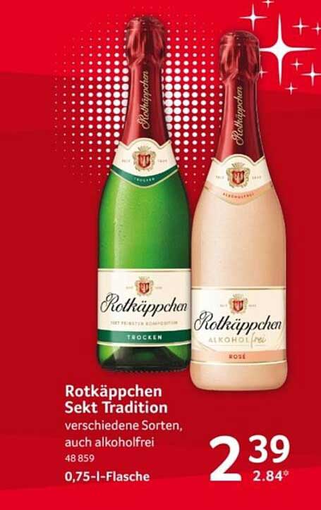 Rotkäppchen Sekt Tradition Verschiedene Sorten, Auch Alkoholfrei ...