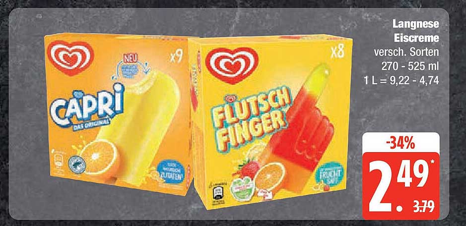 Capri Das Original Flutsch Finger Angebot bei Edeka