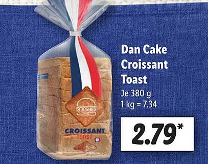 Dan Cake Croissant Toast Angebot bei Lidl - ProspektGuru.de