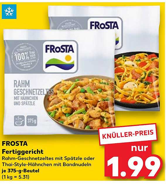 Frosta Fertiggericht Angebot bei Kaufland