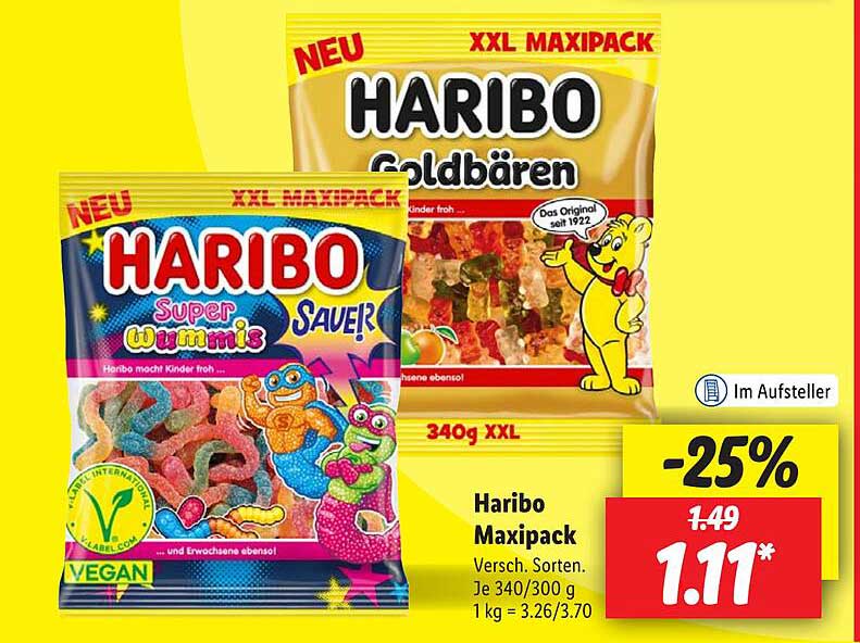 Haribo Maxipack Angebot bei Lidl