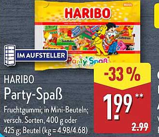 Haribo Party-Spaß Angebot bei Aldi Nord - ProspektGuru.de