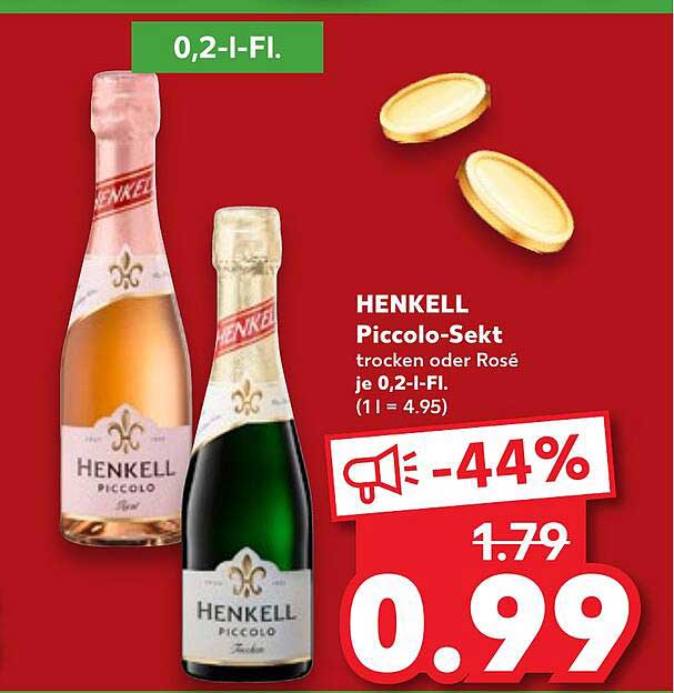 Henkell Piccolo-Sekt Angebot bei Kaufland