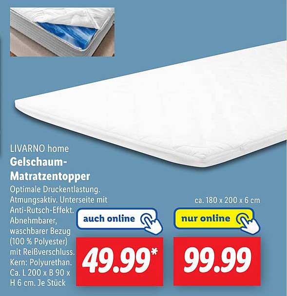Schne Matratzentopper 140x200 Lidl Fotos