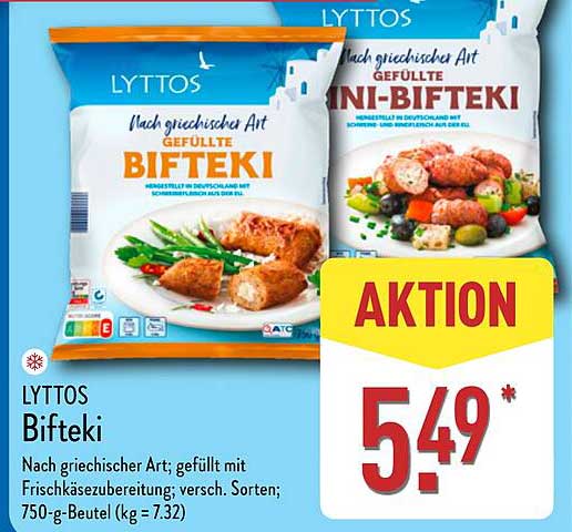 Lyttos Bifteki Angebot bei Aldi Nord