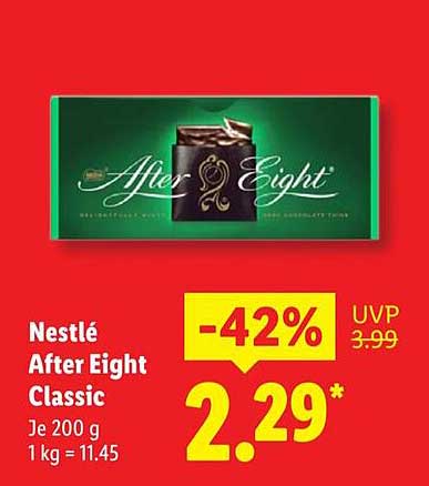 Nestlé After Eight Classic Angebot bei Lidl - ProspektGuru.de